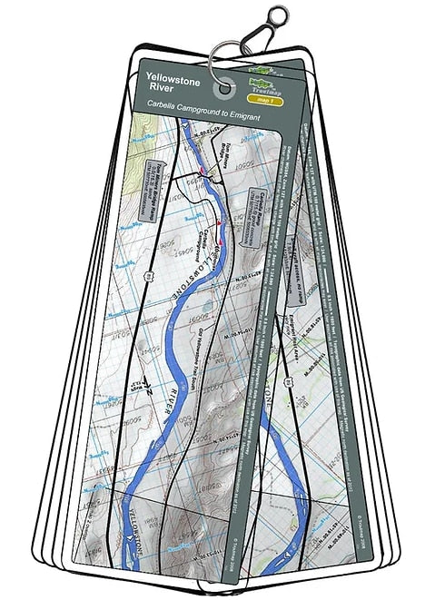 Troutmap River Maps Montana - Yellowstone River | Anglers All