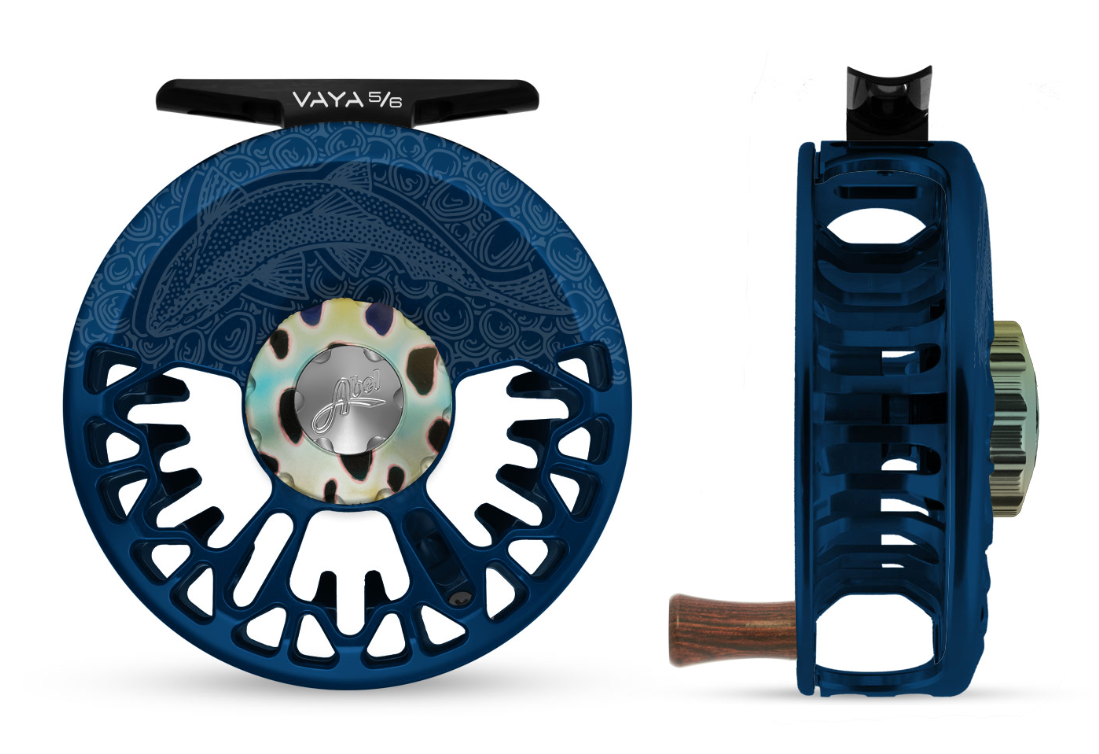 Abel Vaya 5/6 Fly Reel - Casey Underwood Sightfish Deep Blue / Native ...